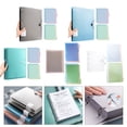 4 Rings Binder Letter Size File Folder Presentation Binder Hold up ...