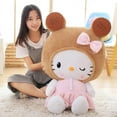 Big Size Hello Kitty Cartoon Biscuit Cat Plush Toys Sanrio Cute Melody Soft Stuffed Plushie ...