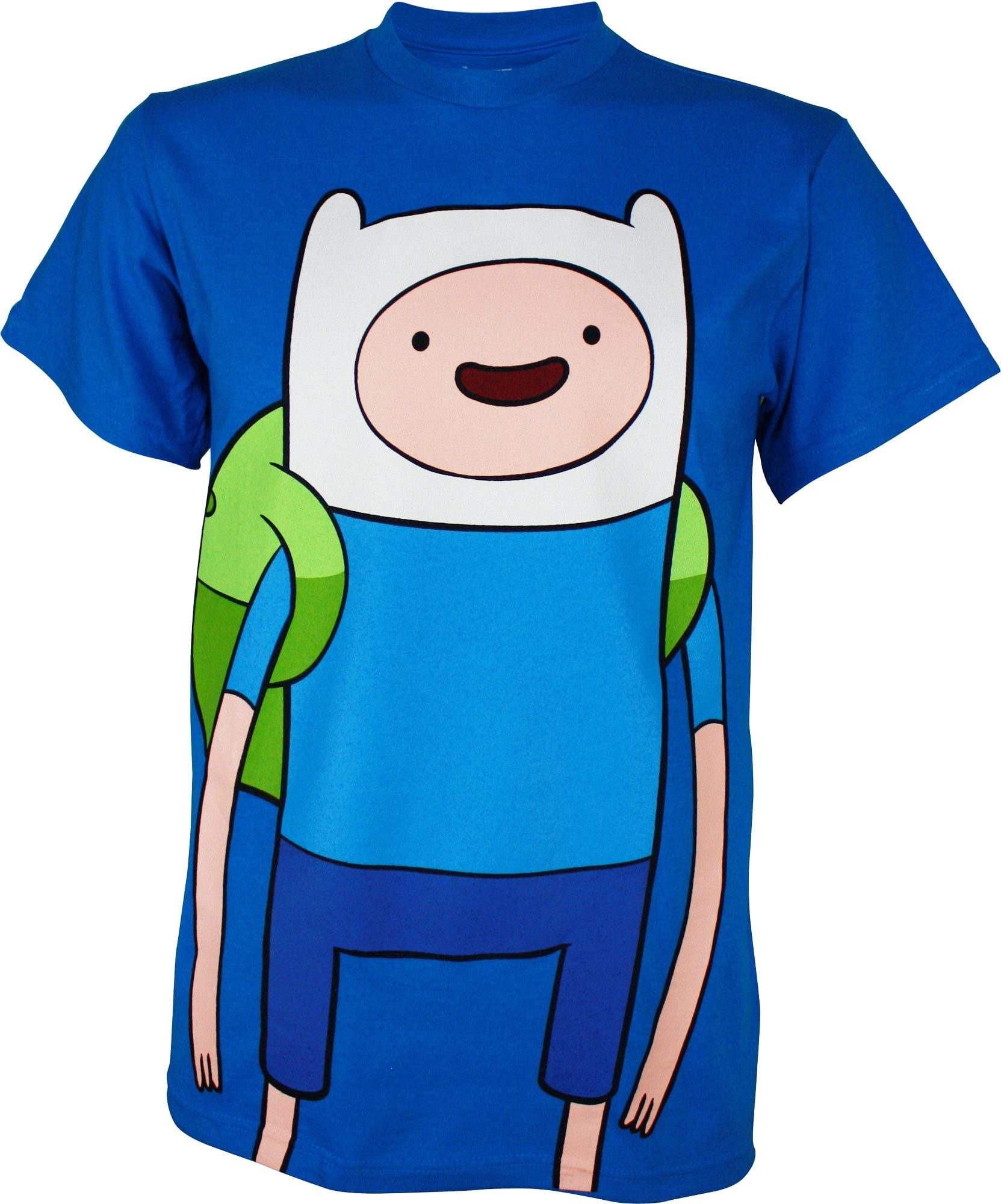 Adventure Time Large Finn Men's T-Shirt, Blue, X-Large - Walmart.com