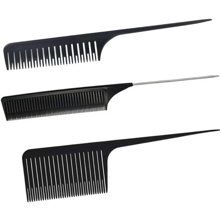 3 Weaving Highlighting Foiling Comb Highlight Dyeing Rat Tail Tool Set ...