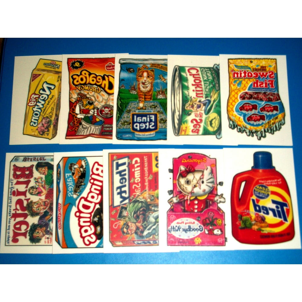 2005 Wacky Packages All New Series 2 {ANS2} Complete Set of "TATTOO'S ...