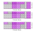 3 pcs Bricks Lilac Mix Cake Strips Edible birthday cake strips, cake ...
