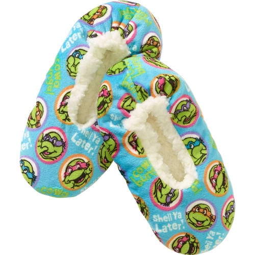 My Little Pony - Teenage Mutant Ninja Turtles Girls Fuzzy Babba Slipper ...