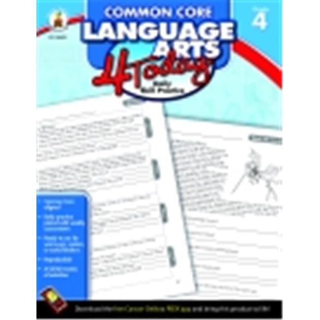 Carson Dellosa Common Core Language Arts 4 Today Workbook - Grade 4 ...