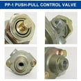 276567 PP-1 Dash Control Valve - 40PSI 1/8" Push/Pull Replacement for ...