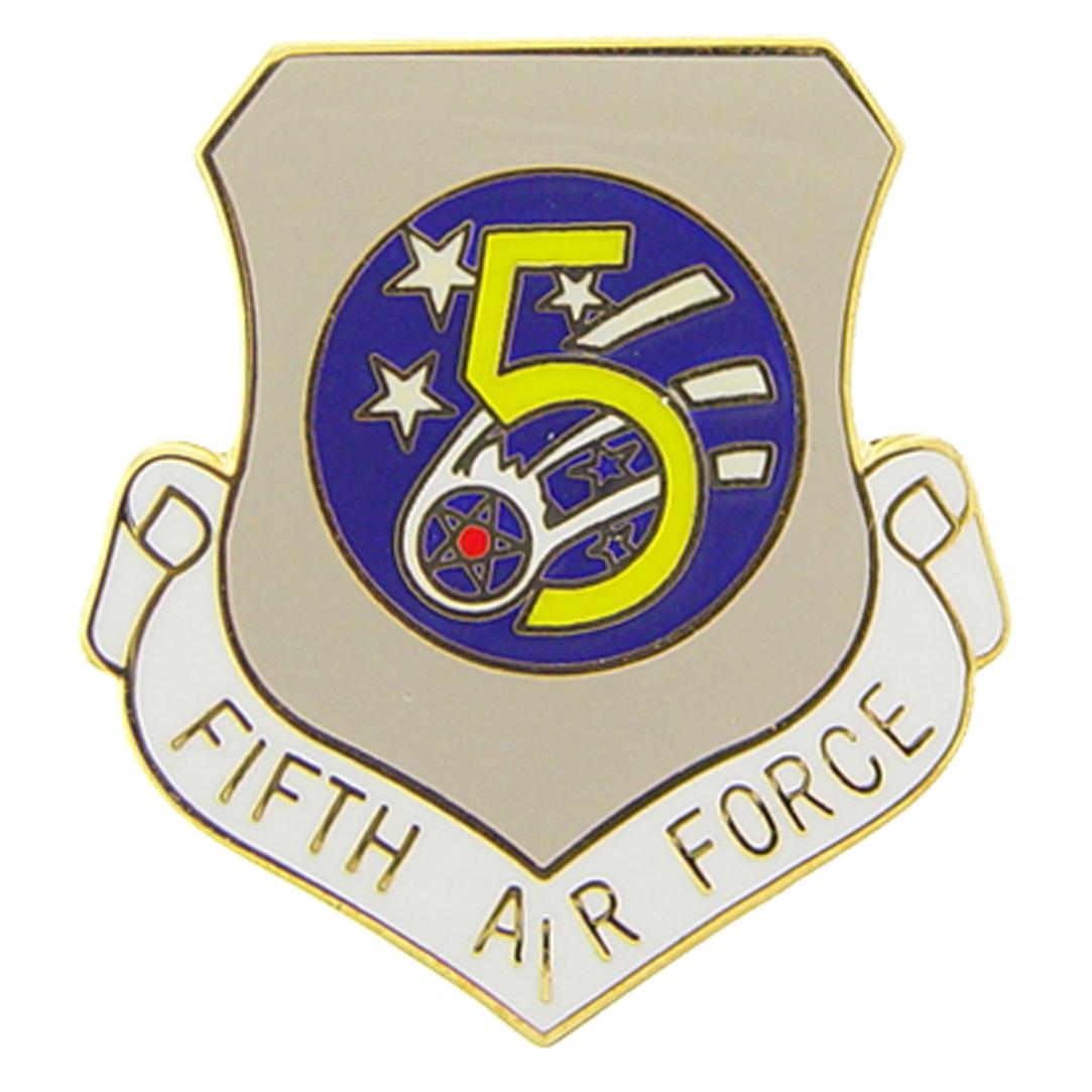 U.S. Air Force 5th Air Force Shield Pin 1" - Walmart.com