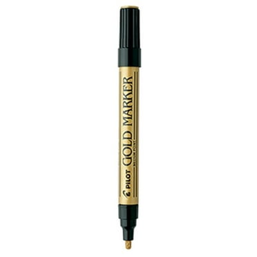 Pilot Metallic Permanent Marker, Extra-Fine, Gold - Walmart.com