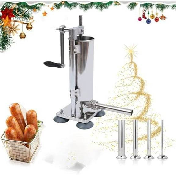 The Sausage Maker - 5 lb. Vertical Sausage Stuffer, Stainless Steel ...
