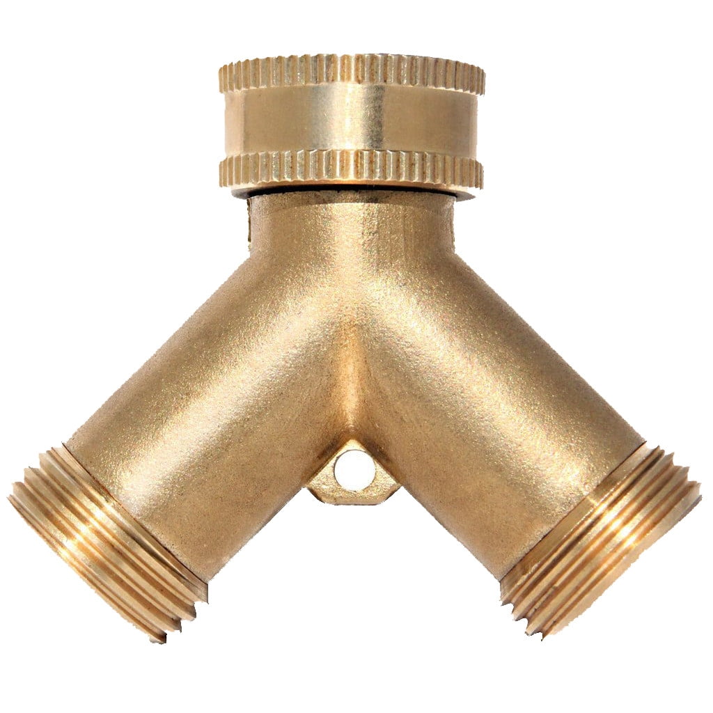 Buy Randolph Heavy Duty Garden Water Hose All Brass Manifold 2 Way ...