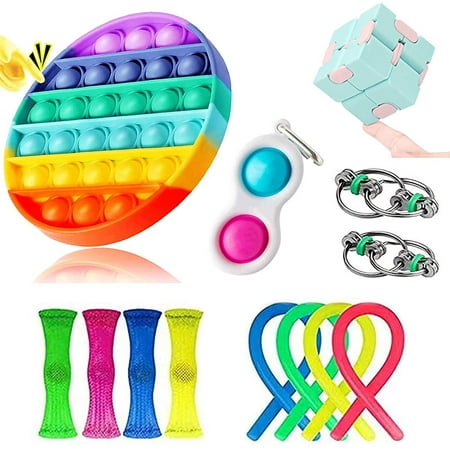 HTCM Fidget Pack,Sensory Fidget Packs Set, Stress Relief and Anti ...