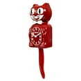Kit-Cat Clock - Space Cherry Red, 15.5" Full Size Retro Style Wall ...