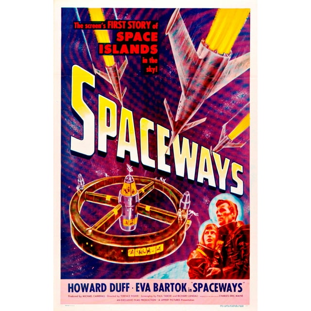 Spaceways Movie Poster 24inx36in (61cm x 91cm) Art Poster 24x36 Square ...