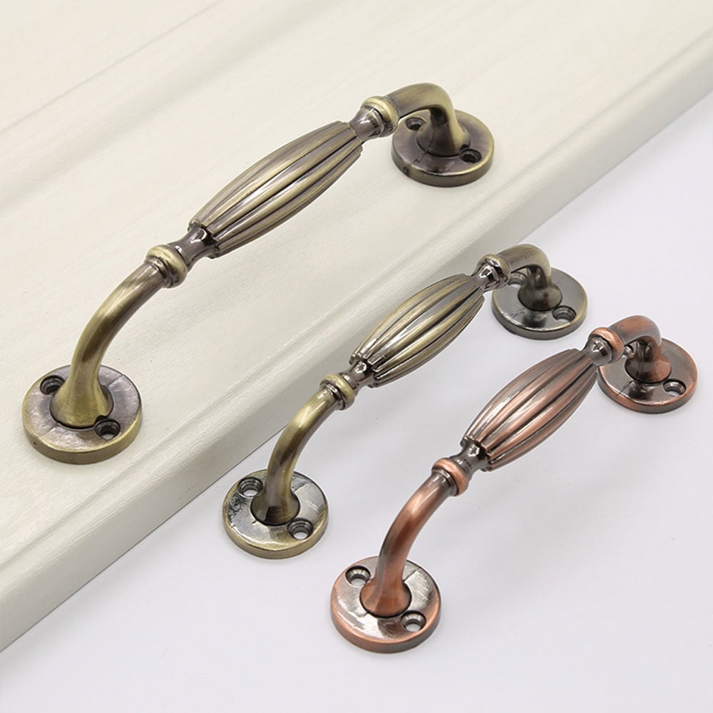 tooloflife Retro Cabinet Wardrobe Door Handle with Screws for Wine Shoe ...