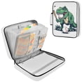 ALAZA Dinosaur Play Baseball Pattern Expanding Accordion File Folder 3 ...