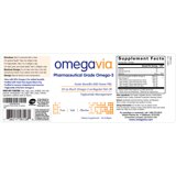 Omegavia Ultra Concentrated Omega-3 Softgels, 1105 mg, 60 ct - Walmart.com
