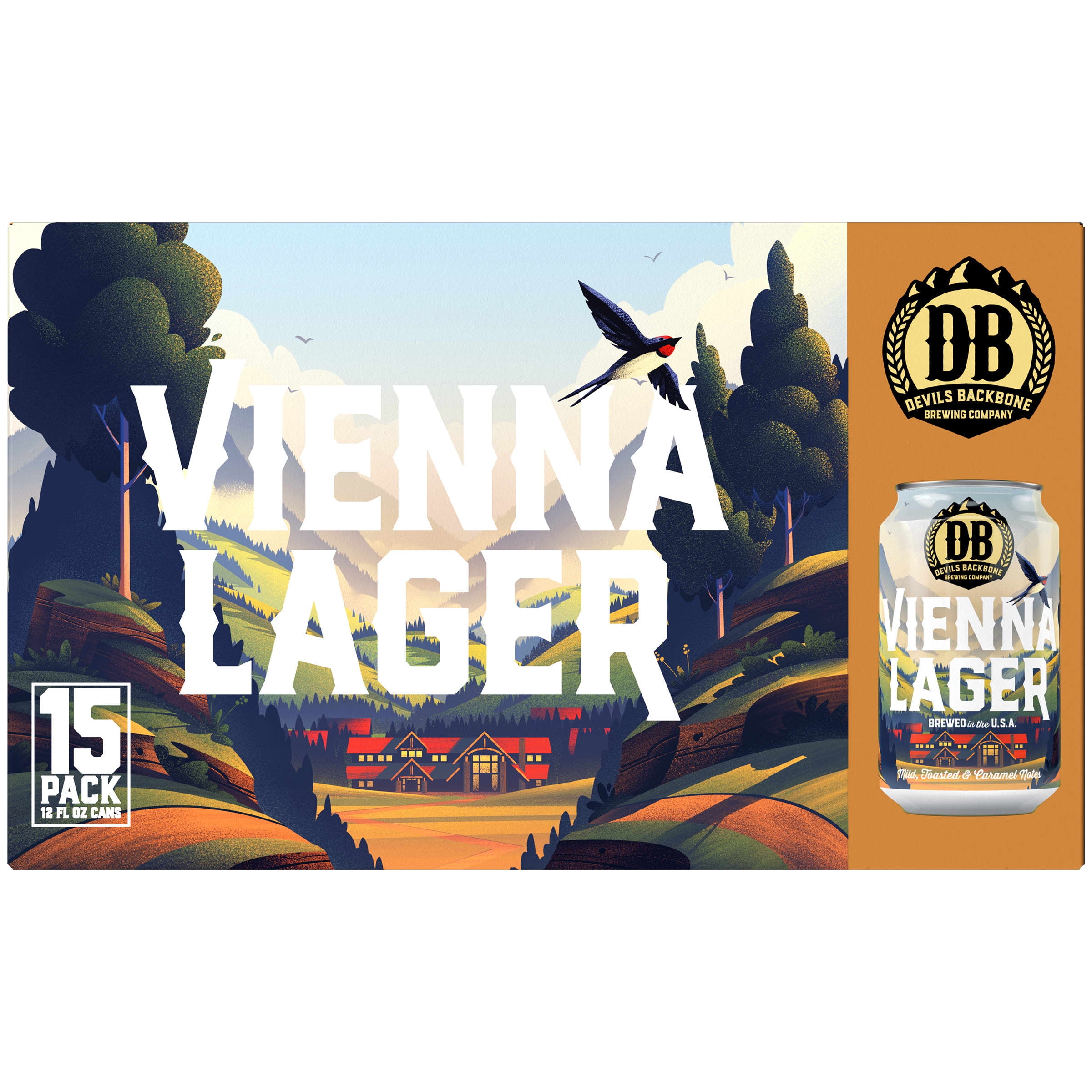 Buy Devils Backbone Brewing Company Vienna Lager Craft Beer, 15 Pack ...