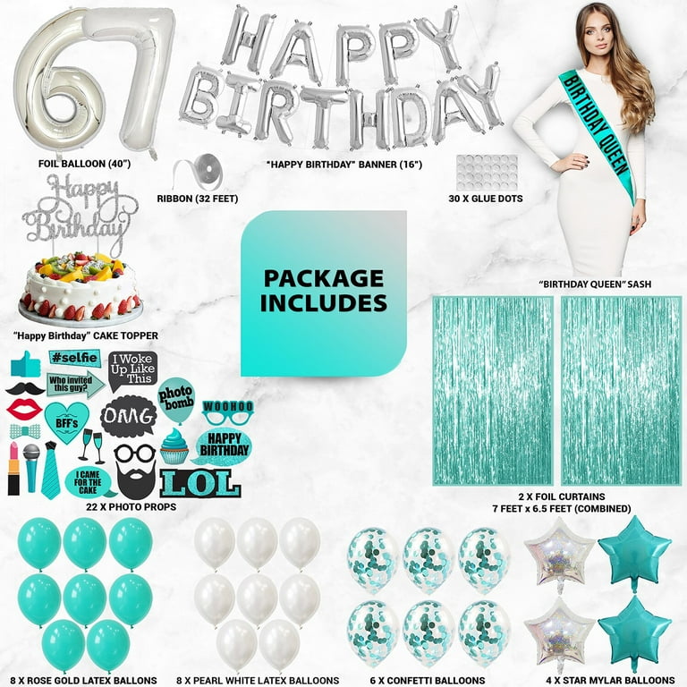 Bday 67 Balloons