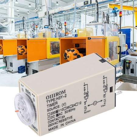 0-3 Minute 8 Pin Power On Delay Timer, Time Relay, For Automatic ...