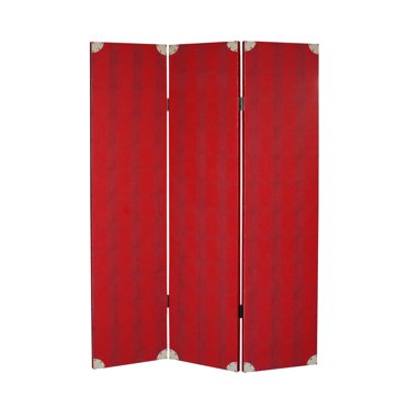 Contemporary Foldable 3 Panel Falling Springs Screen Room Divider ...