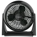 Lasko 10" 3-Speed Remote Controlled Air Circulator Floor Fan, Wall ...