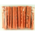 Donna Long Plastic Cold Wave Hair Rods, Peach, 12 Count - Walmart.com