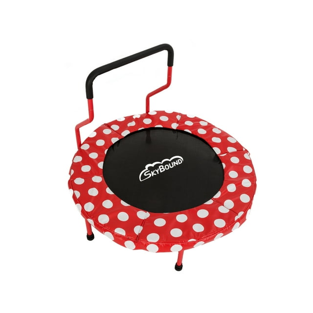 SkyBound Mini4 40-Inch Mini Trampoline, with Polka Dots, Red - Walmart.com