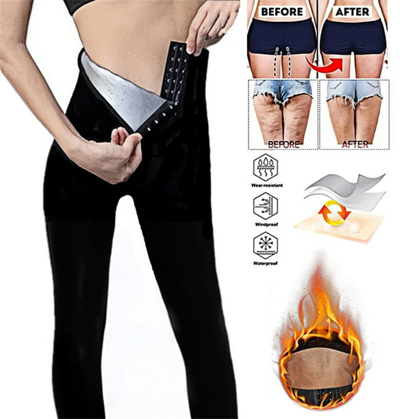 Travelwnat Sauna Sweat Pants For Women High Waist Slimming Shorts