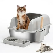 Roomfitters Wooden Cat Litter Box Enclosure with Top Opening for Small ...