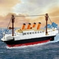 194PCS City RMS Titanic Ship Boat Model Building Blocks Sets DIY ...