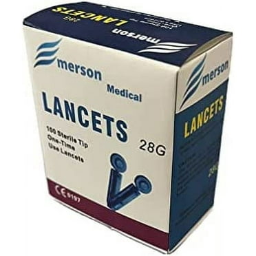Trueplus Sterile Lancets, 28 Gauge, Box of 100 - Walmart.com