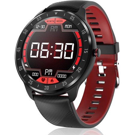 Smart Watch for Android iOS Phones, 1.3" Touch Screen Bluetooth Fitness ...