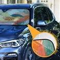Cartoon Chicken on Easter Eggs Windshield Sun Shade Automobile Visor ...
