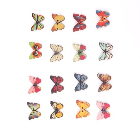 Sewing Wooden Button, Composite Wood Decorative Wood Button Art Wood ...