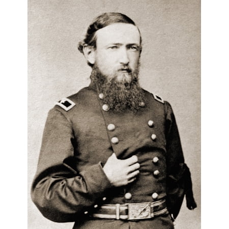 Future President Benjamin Harrison In The Uniform Of A Union Army ...