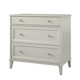 Ameriwood Home Monticello 2-Drawer Dresser with Pull-out Desk, Taupe - Walmart.com