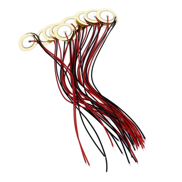 Piezoelectric Pickup Discs, 15PCS Corrosion Resistance 35mm Piezo Discs Set For Guitar Buzzer ...