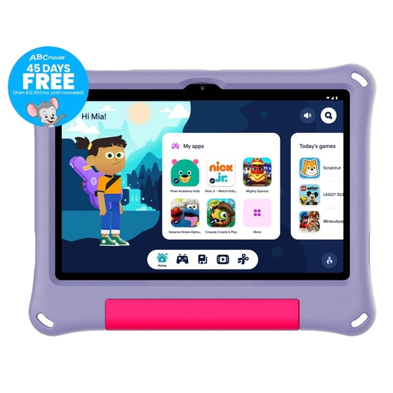 Open Box onn. GW2024 10.1" Kids Tablet, 32GB, (2024 Model) - Lavender ...