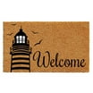 Calloway Mills Lighthouse Welcome Outdoor Doormat - Walmart.com