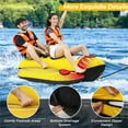 Inflatable Banana Boat Towable Tube for 1-2 Riders 340 LB Capacity ...