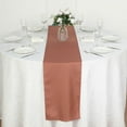BalsaCircle 5 Pieces Terracotta 12" x 108" Polyester Table Top Runners ...