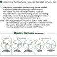 WB-IMB/Steel Inside-Mount Window Bar Bracket（4-Pack）Black - Walmart.com