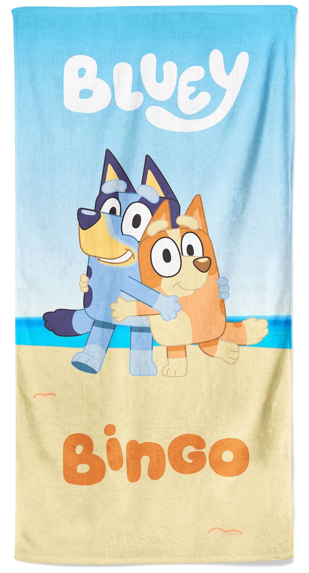 Bluey Bingo Beach Towel Kids Swim Bath Towels for Children TV Show Gift ...