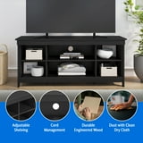 Mainstays Ardent No Tools Open Shelf TV Stand Console for TVs up to 50 ...