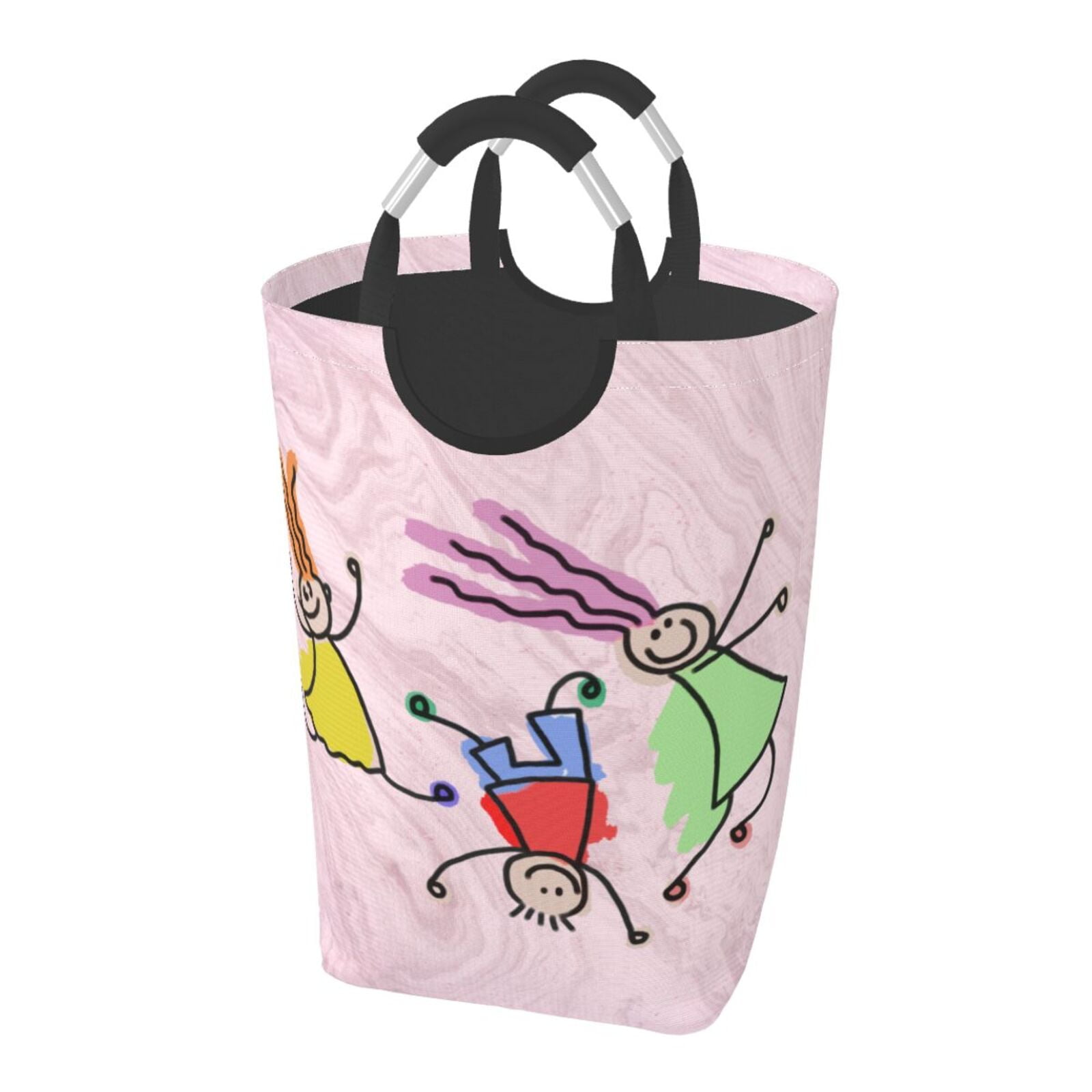 XMXY Children Drawing Graffiti Rectangular Laundry Basket Organizer ...
