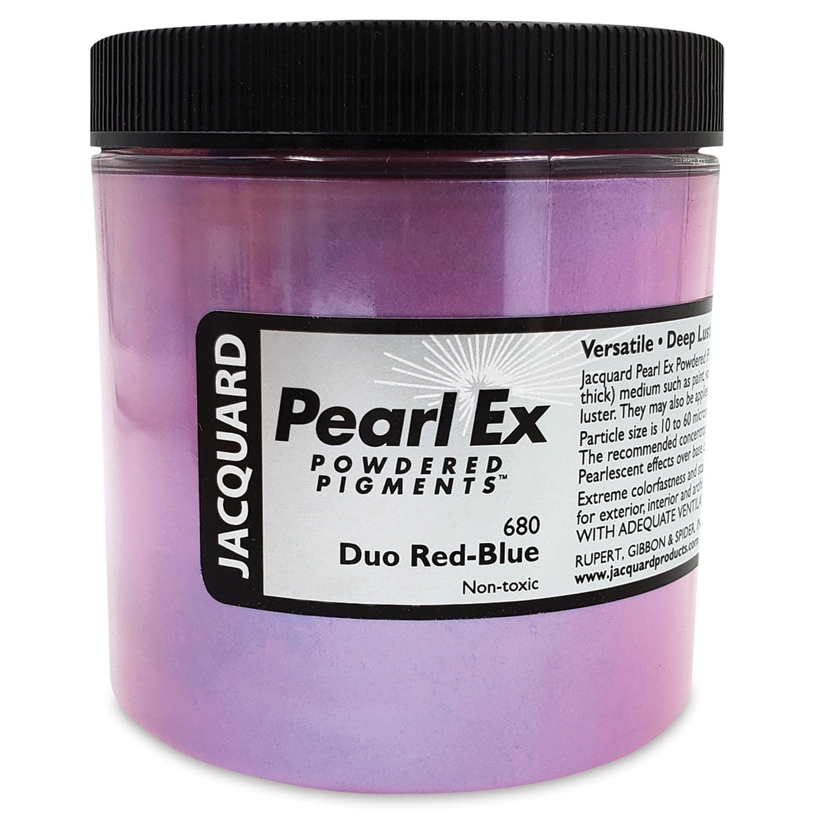 Jacquard Pearl-Ex Pigment - 4 oz, Duo Red-Blue, Jar - Walmart.com