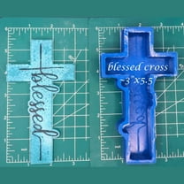 Fancy Cross - 9" - Silicone Freshie Mold - Walmart.com
