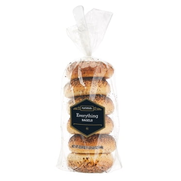 Pepperidge Farm Mini Bagels, Plain, 12 Count Bag - Walmart.com