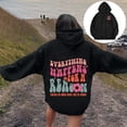 CAIXIA Womens Hoodies Graphic Pullover Drawstring Comfort Cotton Fall ...
