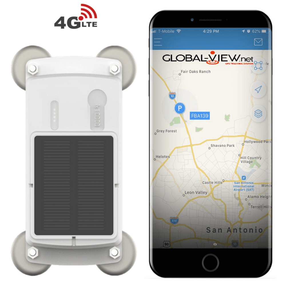 Solar Magnetic Gps Tracker Solar Gps Tracking Device Mobile And Web