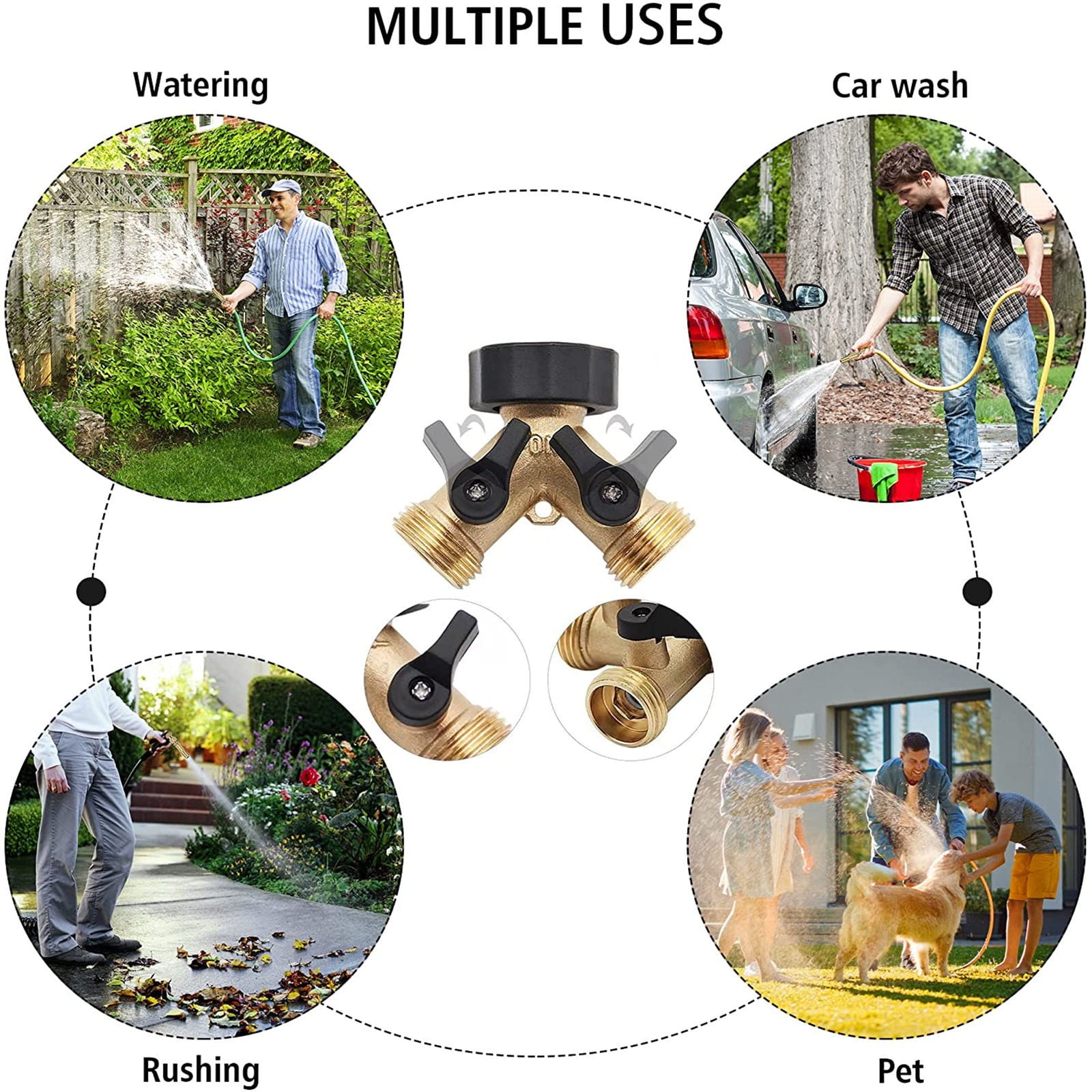 Kokovifyves Home Items on Sale 2 Way Dispenser Water Water Connection ...